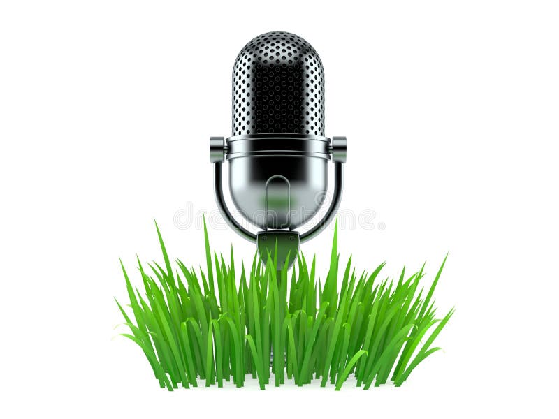 Grass Microphone Stock Illustrations – 208 Grass Microphone Stock ...