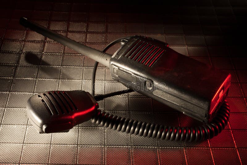 Radio and mike stock photo. Image of grey, gray, wire - 37470132