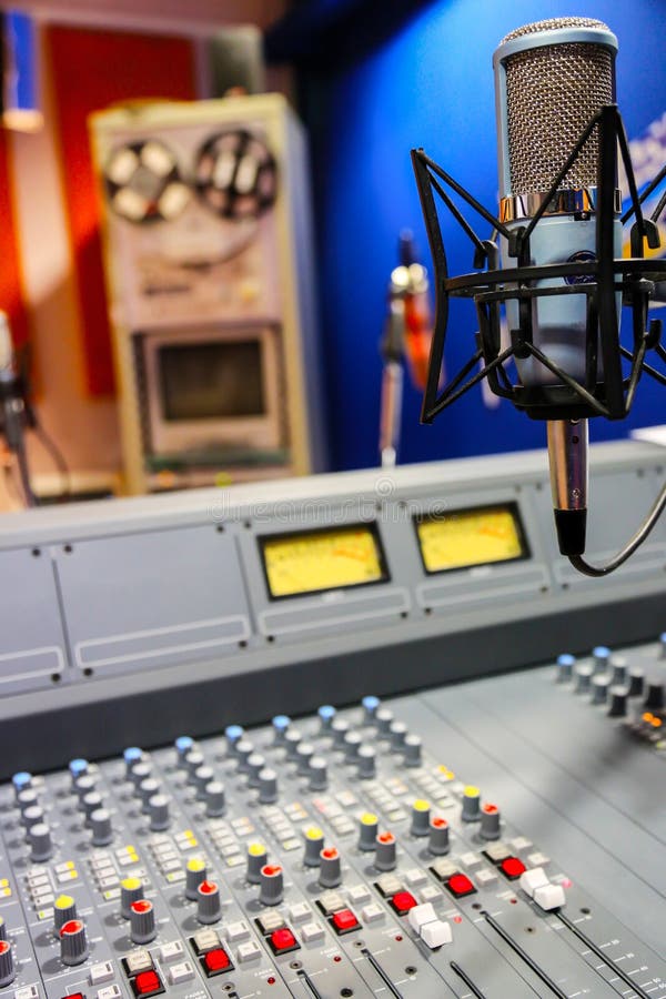Radio mixer panel stock photo. Image of knob, composer - 33624166