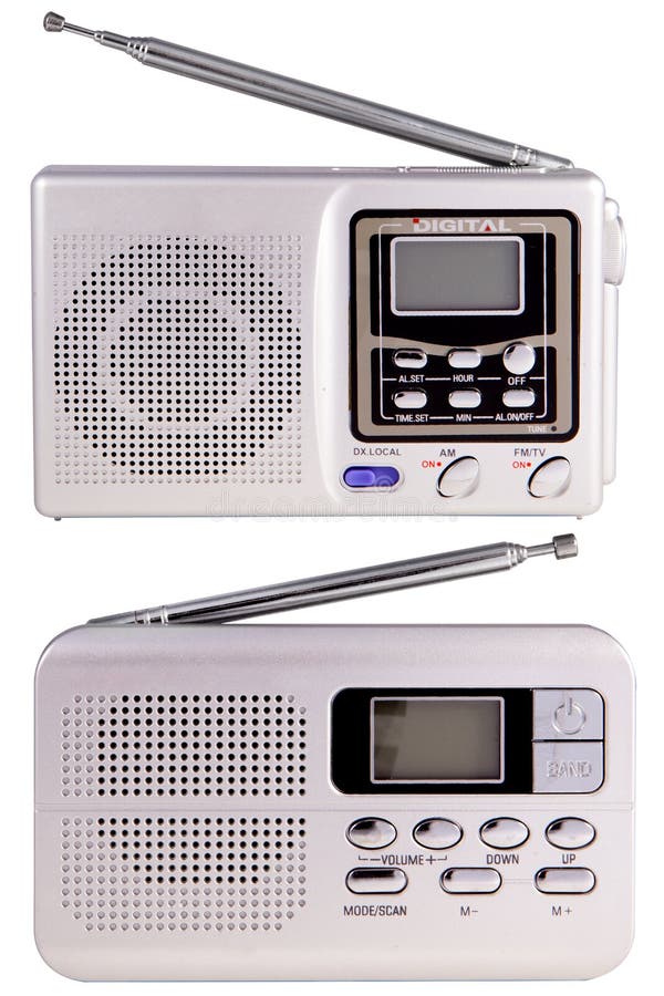 Radio moderna foto de archivo. Imagen de escuche, estilo - 43533424