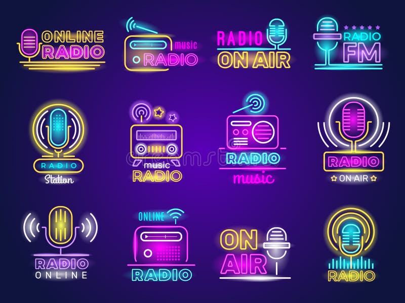 Broadcasting Microphone Radio Stock Illustrations – 24,147 Broadcasting ...