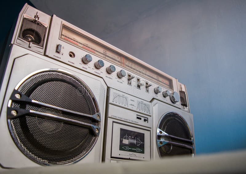 Radio stock image. Image of equipment, fashioned, front - 77404367