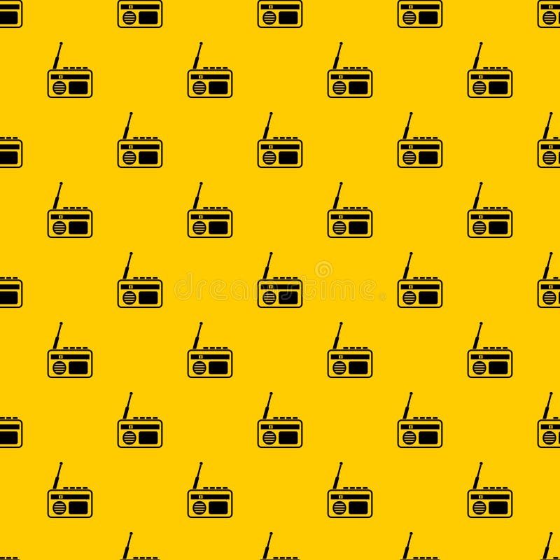 Radio pattern vector stock vector. Illustration of shortwave - 149649343