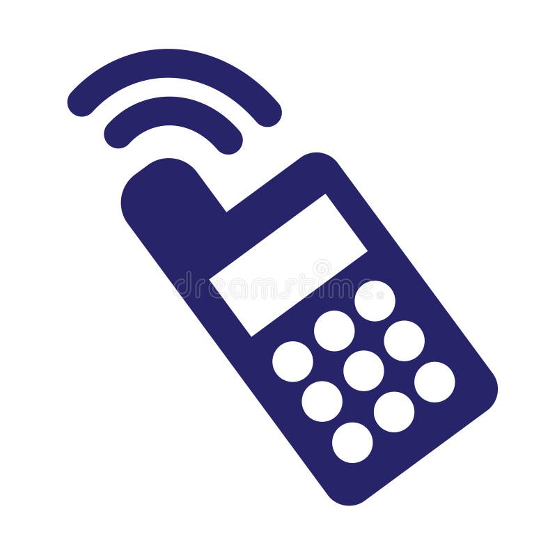 Radio Phone Simpel Logo Icon Vector Ilustration Stock Vector ...