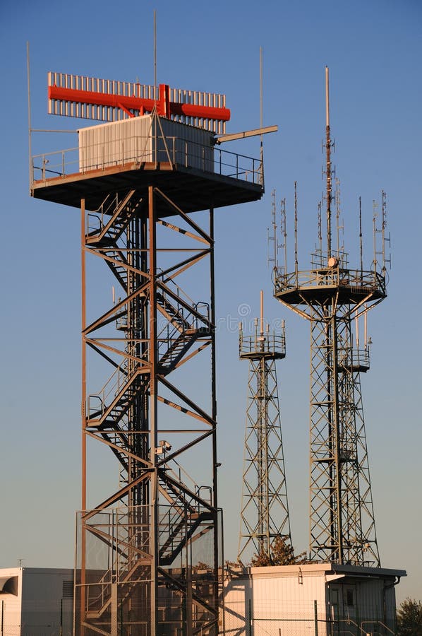 Radio and Radar station stock photo. Image of mast, broadcasting - 21779294