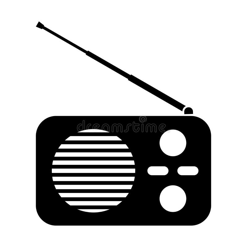 The Receiver Icon. Radio Symbol Stock Vector - Illustration of network ...