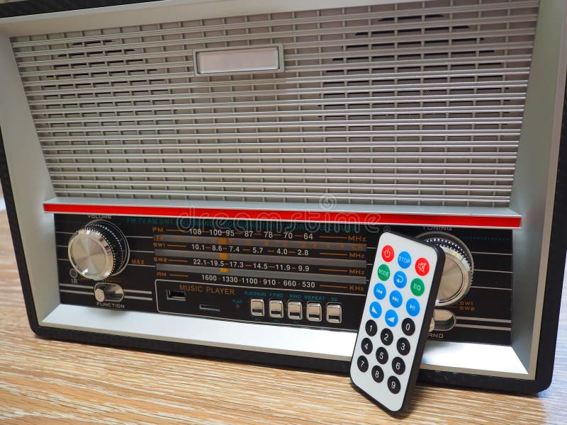 A Radio Receiver for Receiving Radio Stations. a Radio Receiver in the ...