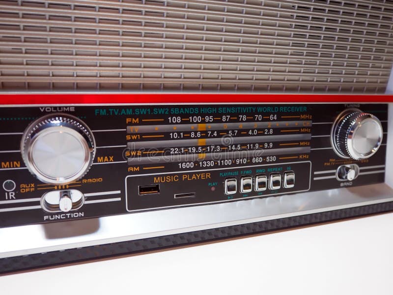 A Radio Receiver for Receiving Radio Stations. a Radio Receiver in the ...