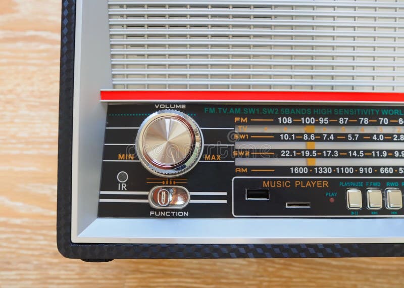 A Radio Receiver for Receiving Radio Stations. a Radio Receiver in the ...