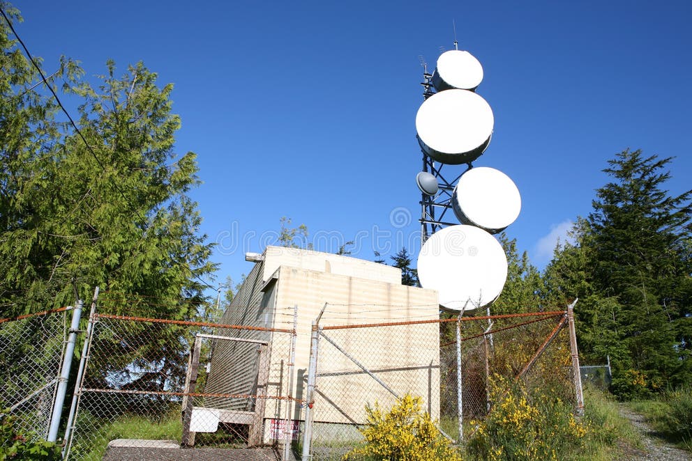 Radio relay station stock photo. Image of relay, communication - 27520588