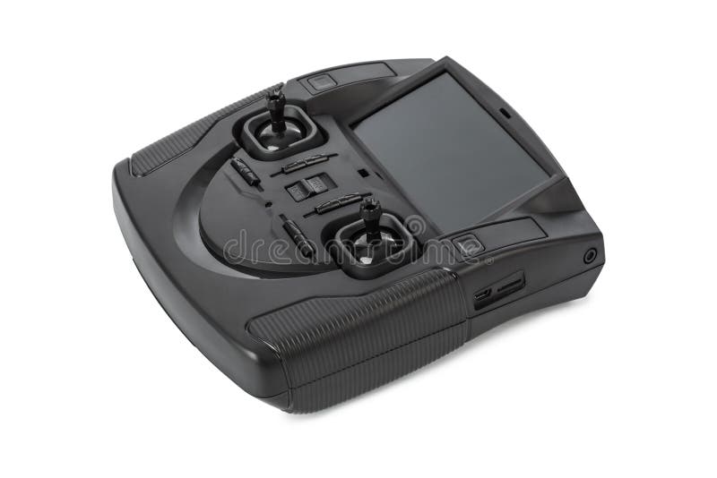 Radio Remote Control for Drone Stock Image - Image of hand, controlled ...