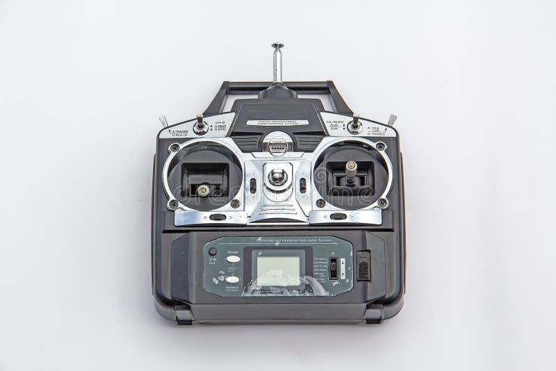 Radio Remote Control Isolated on White Background Stock Image - Image ...