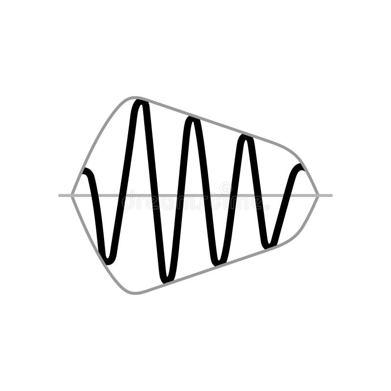 Radio signal symbol stock vector. Illustration of vector - 144032817