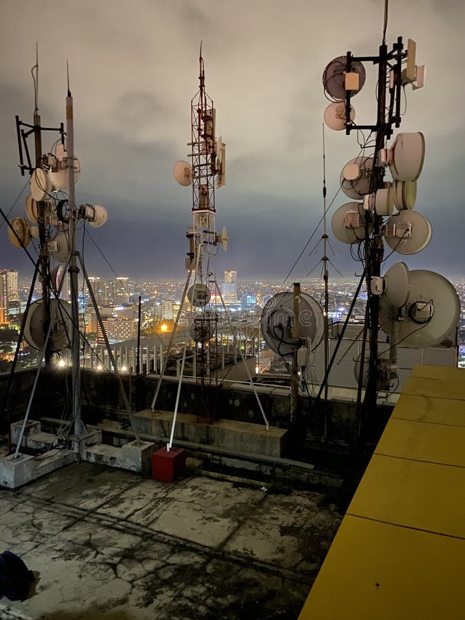 Radio telecomunication stock image. Image of transmitter - 261884549