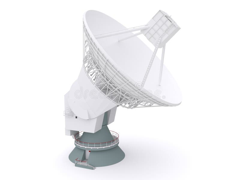 Doppler Radar: Technical Draw Stock Illustration - Illustration of ...