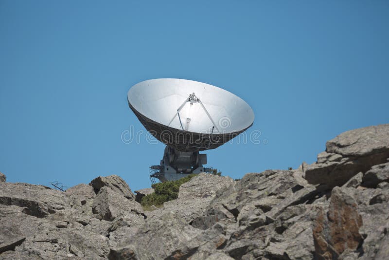 Radio Telescope Dish Astronomy Antenna Stock Photo - Image of color ...