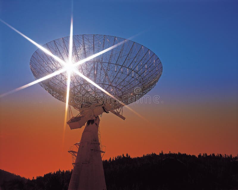 Radio Telescope Observatory Stock Image - Image of astrophysical ...