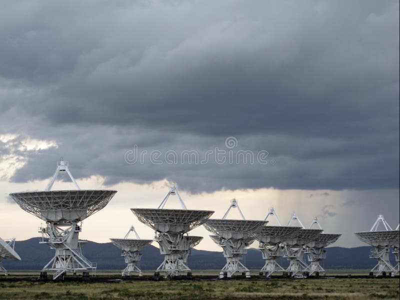 Very Large Array Antennas in New Mexico Stock Image - Image of space ...