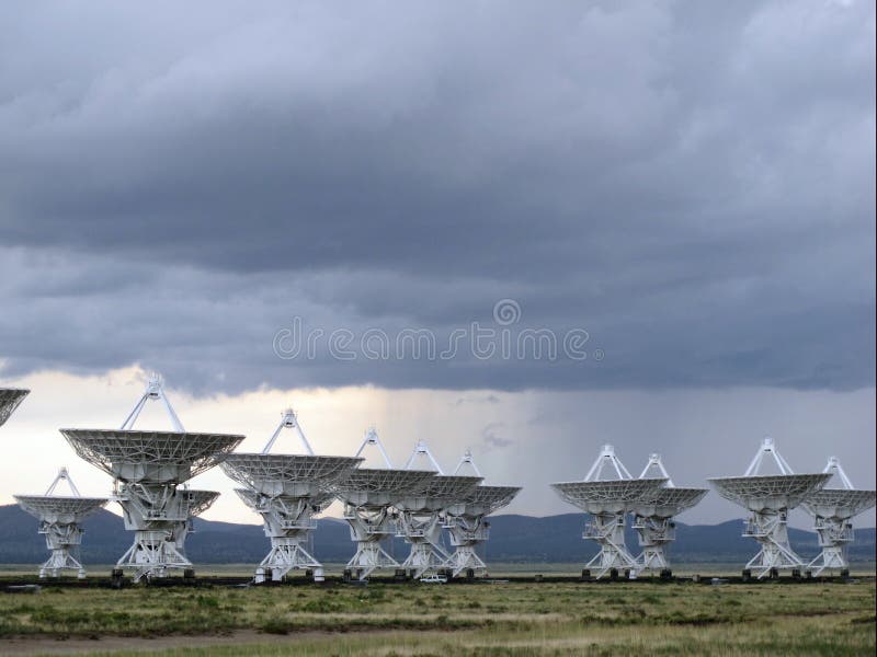 Very Large Array Antennas in New Mexico Stock Image - Image of space ...