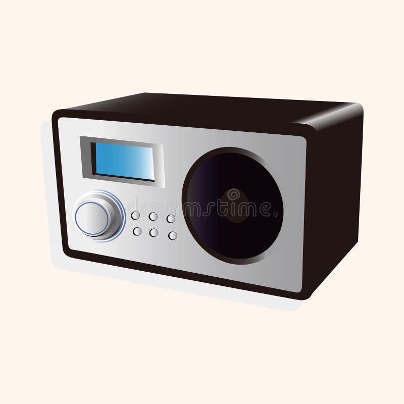 Radio Theme Elements Vector,eps Stock Vector - Illustration of volume ...