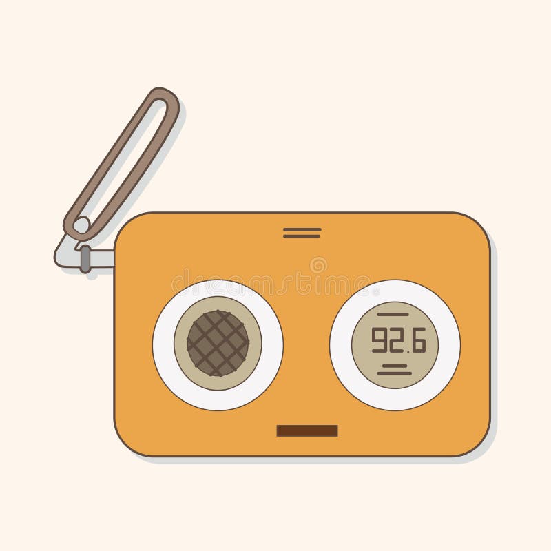 Radio Theme Elements Vector,eps Stock Vector - Illustration of vector ...
