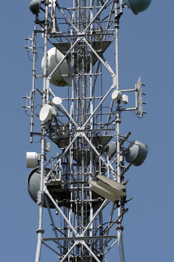 Radio Tower stock image. Image of urban, structure, communication ...