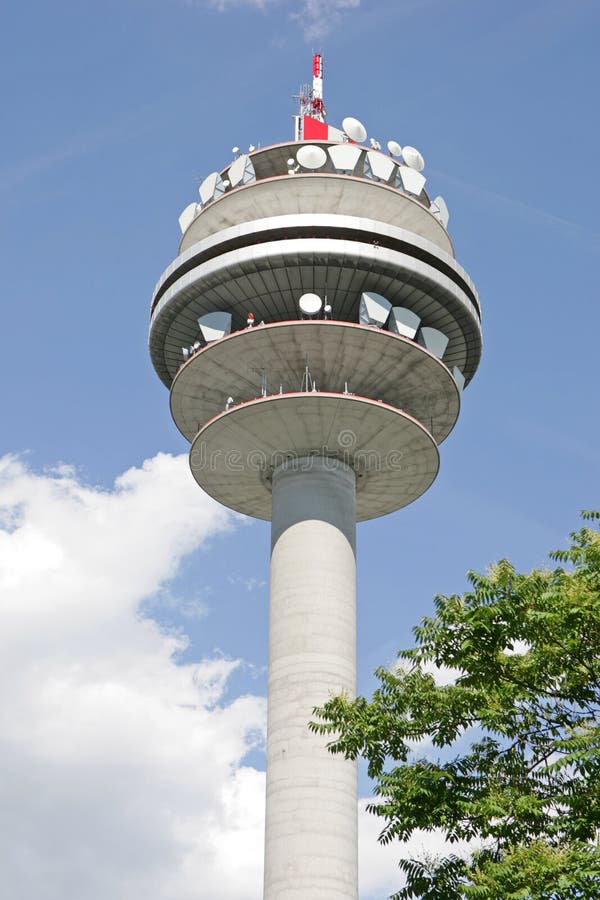 Radio tower stock photo. Image of concrete, bandwidth - 13976372