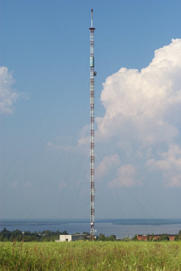Radio tower stock photo. Image of tall, exterior, symbols - 18423606