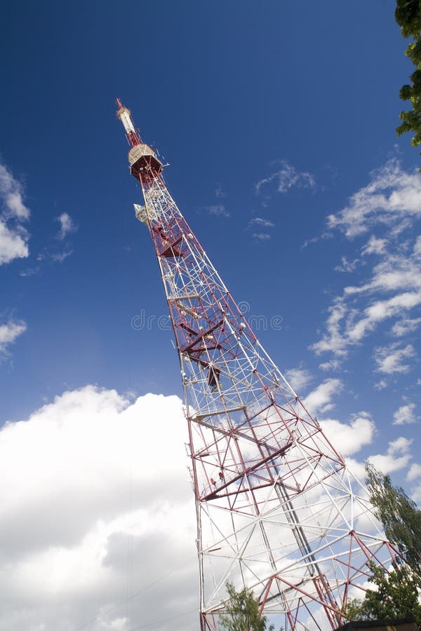 Radio tower stock image. Image of circle, electricity - 2942825