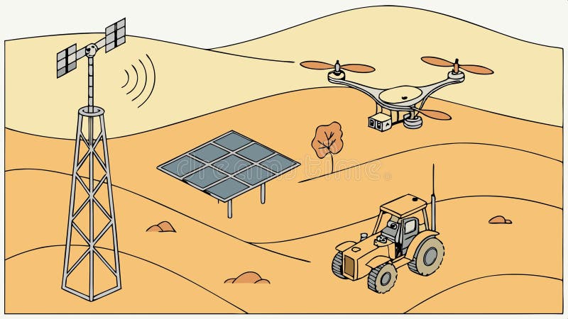 Radio Tower and Drones, Communication Technology, and Modern Tech ...