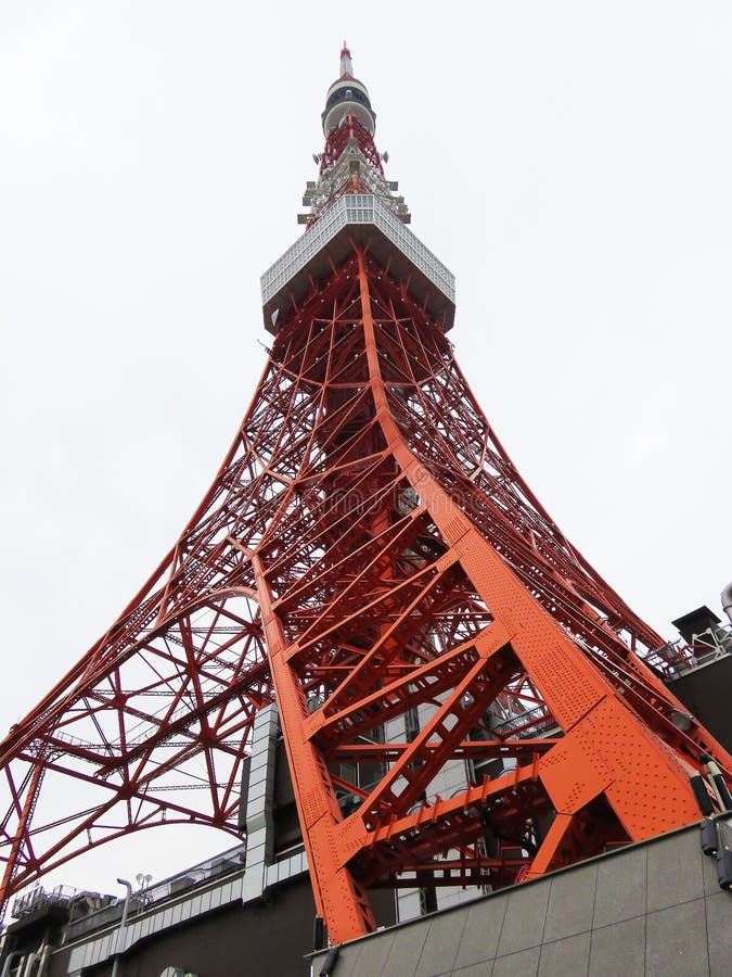 A Radio Tower in Tokyo City Stock Image - Image of equipment, isolated ...