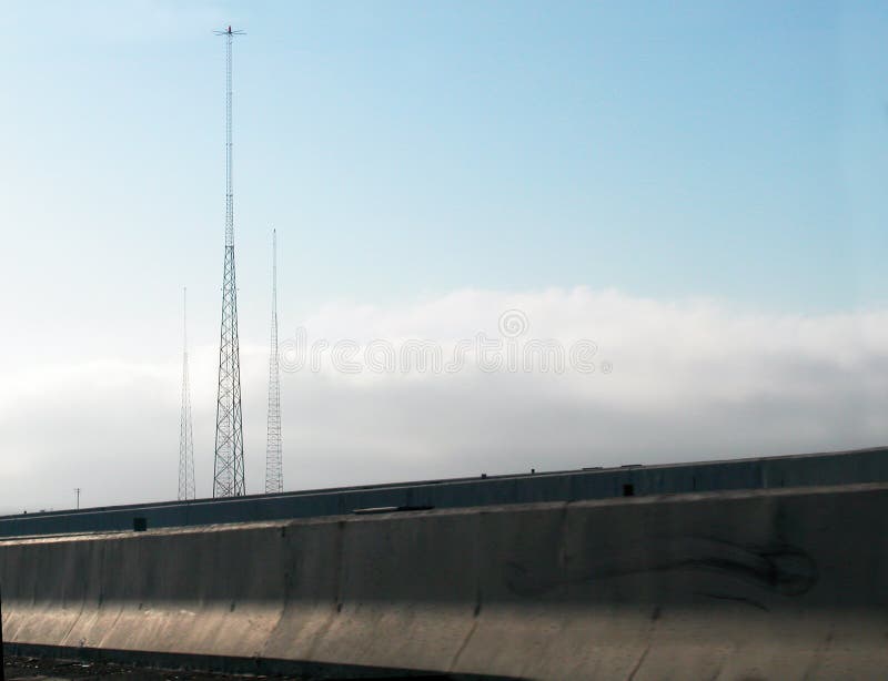 Radio Towers And Barriers Picture. Image: 614629