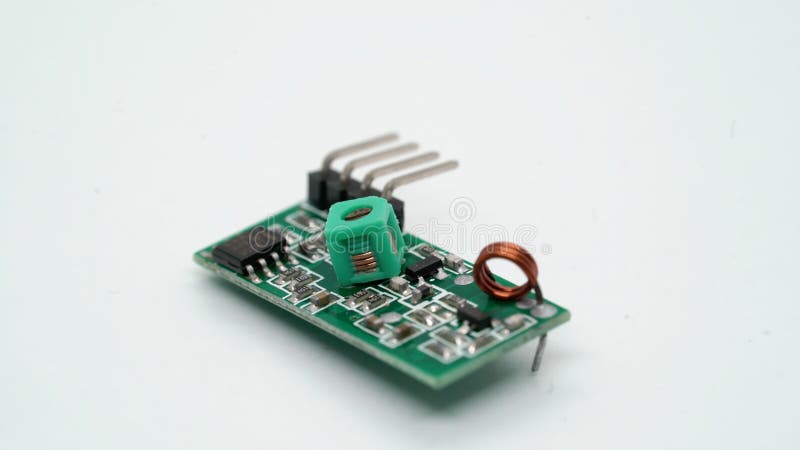 Radio Transmitter, Receiver Electronic Component with Antenna ...