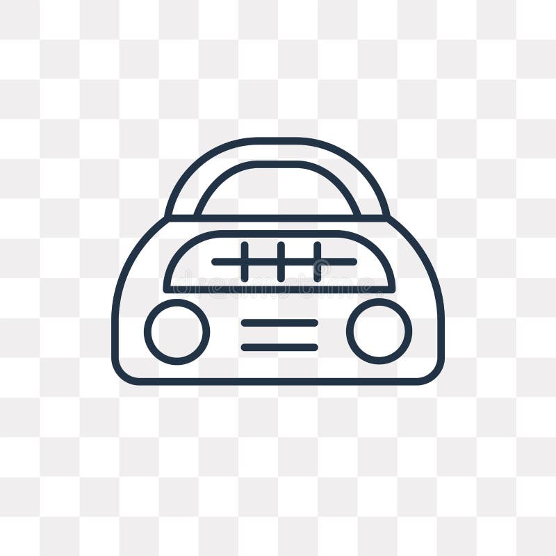 Radio Vector Icon Isolated on Transparent Background, Radio Tra Stock ...