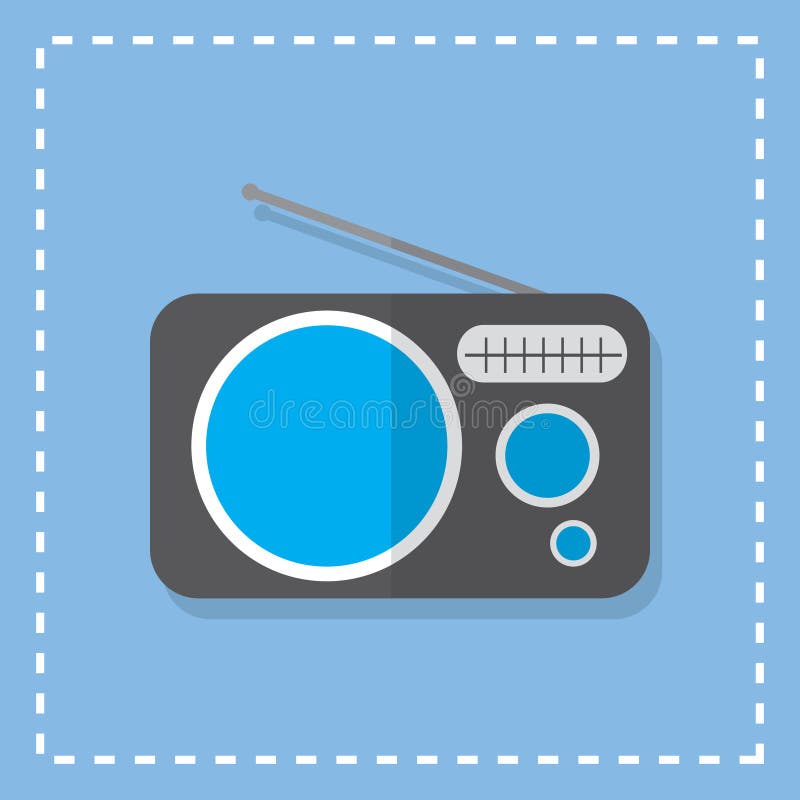 Radio. Vector Illustration Decorative Design Stock Vector ...