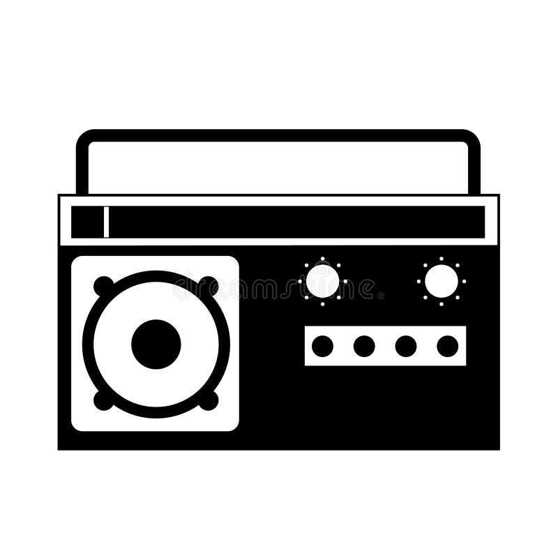 Radio. Vector Illustration Decorative Design Stock Vector ...