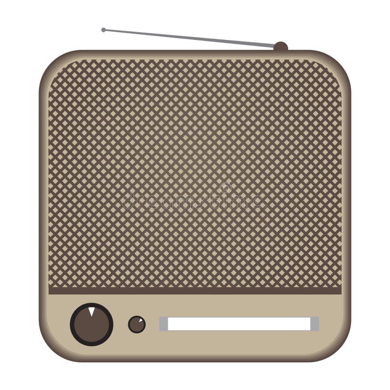 Vintage Transistors Radio and Sign for World Radio Day, Vector ...