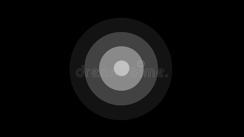 Radio Waves in Circle Form. Animation of Radar or Sonar Stock Video ...