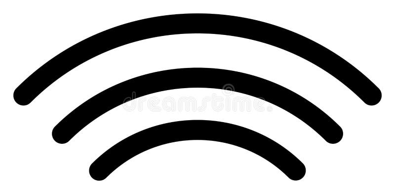 Radio Waves Flat Icon Vector Stock Vector - Illustration of network ...