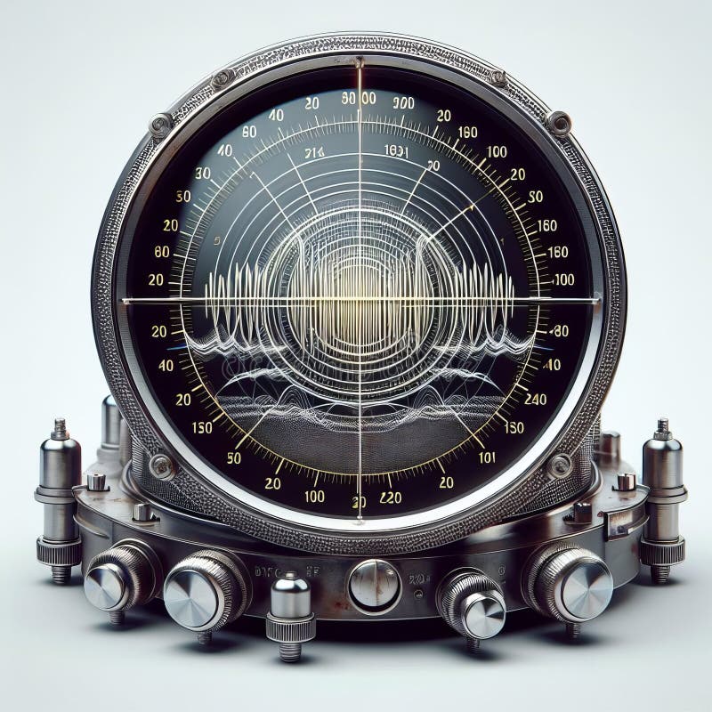 Radio Waves Low Frequency Electromagnetic Waves Used for Cmmun Stock ...