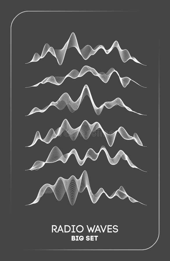 Radio Waves Vector. Radio Frequency Identification. Wireless ...