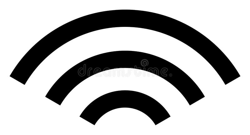 Radio Waves - Vector Icon Illustration Stock Vector - Illustration of ...