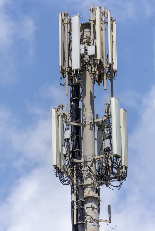 Radio wireless antennas stock image. Image of communication - 187685121