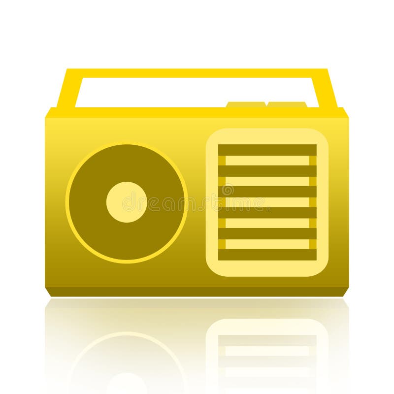 Radio stock illustration. Illustration of entertainment - 42358867