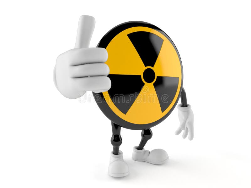 Radioactive Character Holding Measuring Tape Stock Illustration ...