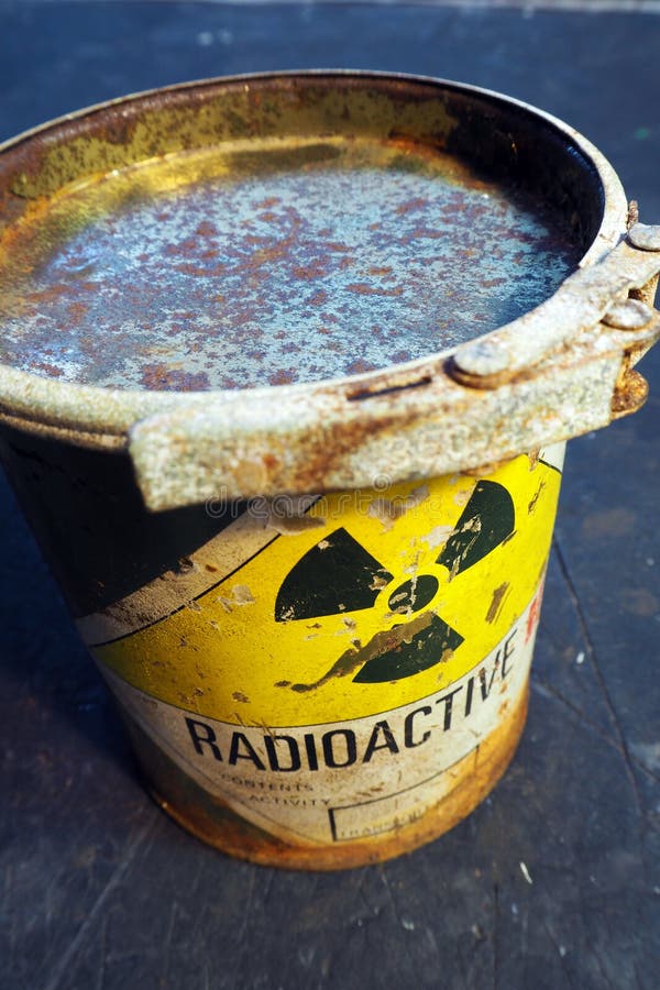 Radioactive container stock photo. Image of warning, hazard - 69947246