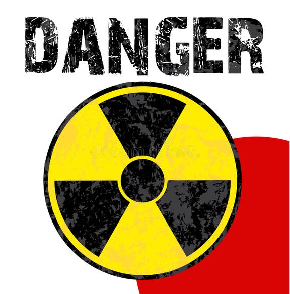 Radioactive danger japan stock vector. Illustration of dangerous - 18825653