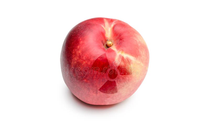 Radioactive Fruit stock photo. Image of peach, danger - 43870054