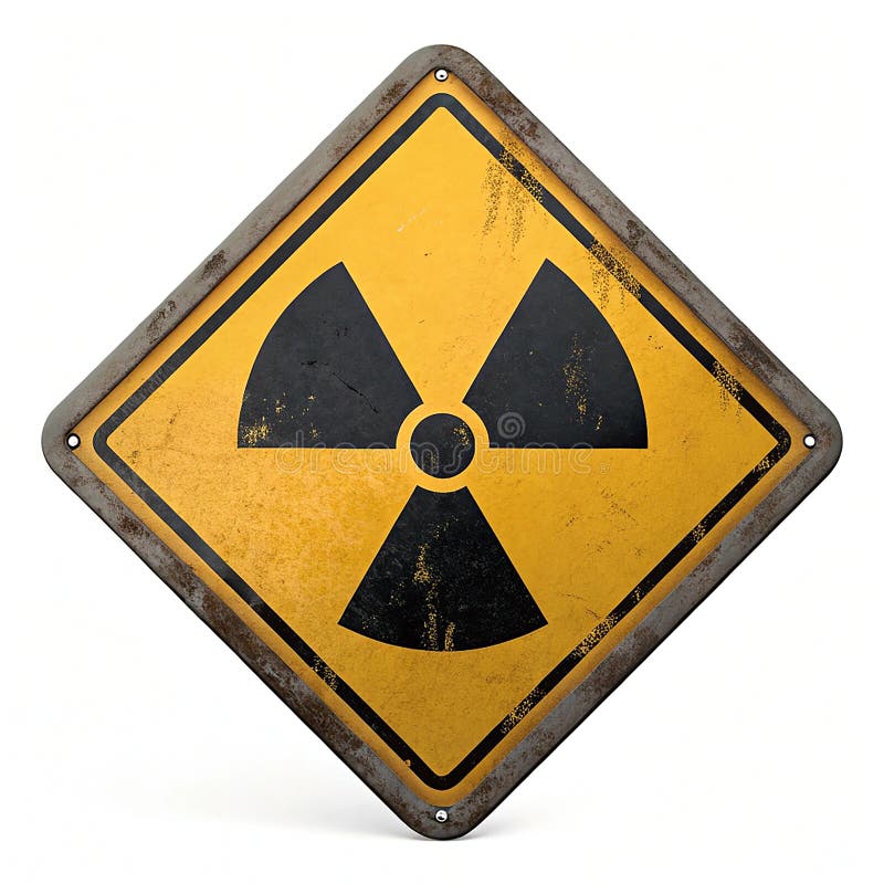 Radioactive hazard signxc stock illustration. Illustration of research ...