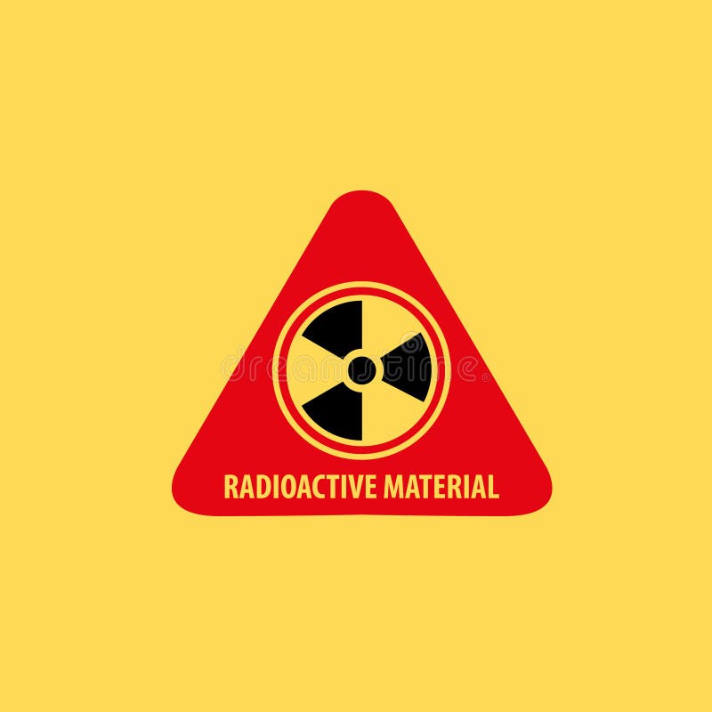 Radioactive Icon. Radioactive Area. Nuclear Hazard Icon Stock ...